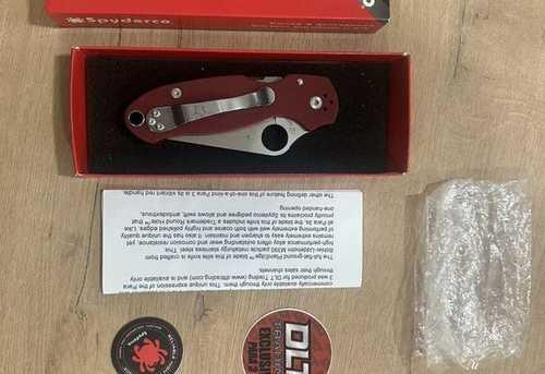 Exclusive Spyderco Para 3 - M390 & Red G-10