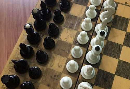 Шахматы СССР (карболит, тяжелые, полный набор)
