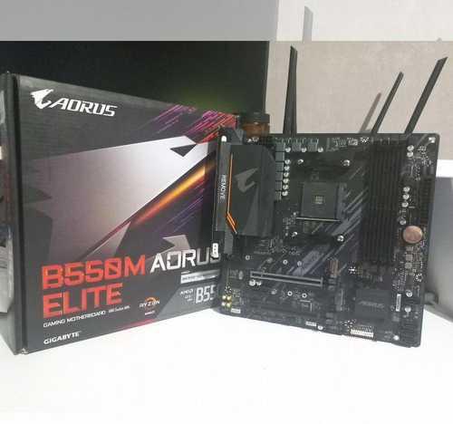 B550M gigabyte Aorus elite материнская плата AM4