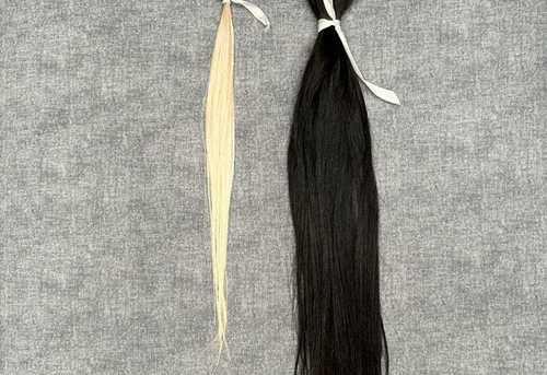 Волосы натуральные для наращивания 55 см бу