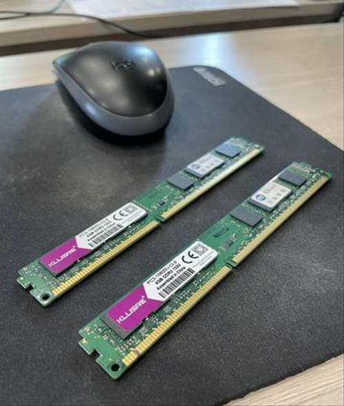Оперативная память ddr3 4 gb Klisre PC3-10600U-CL9