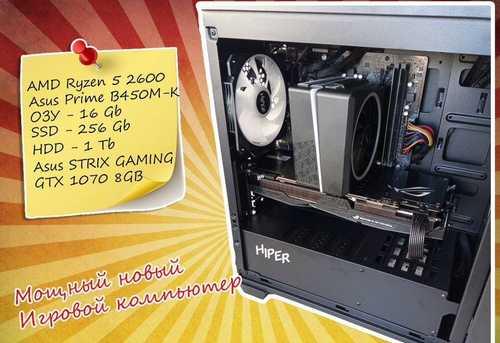 Игровой компьютер Asus GeForce GTX 1070 8 Gb