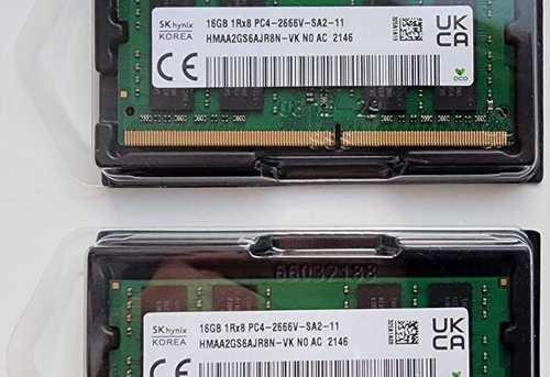 RAM DDR4 sodimm 2x16GB 2666 MHz (hmaa2GS6AJR8N-VK)