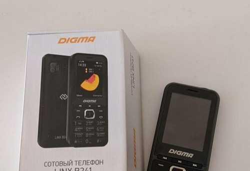 Сотовый телефон Digma linx B241, серый