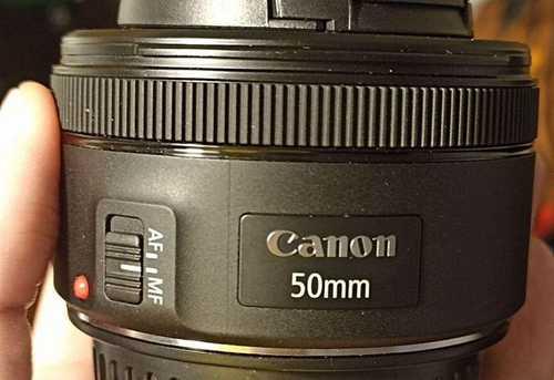 Объектив Canon EF 50mm f1.8 STM