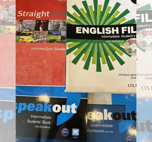 Учебники speakout, straightforward, english file