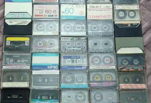 Аудио кассеты времён СССР