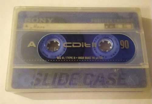 Аудиокассета Sony cditii 90 хром