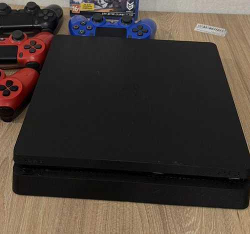 Sony playstation 4 ps4 slim 500gb с джойстиками