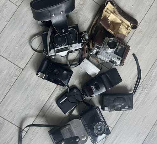Старые советские и импортные фотоапараты б/у