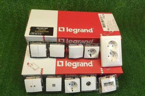 Розетки и выключатели legrand