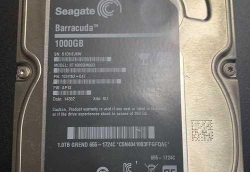 Seagate Desktop HDD 1 Тб ST1000DM003 SATA 6Gb/s