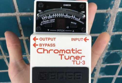 Boss TU-3 chromatic tuner (тюнер, гитарная педаль)