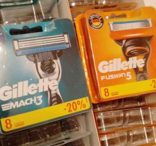 Лезвия для бритья gillette/Кассеты для бритья