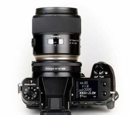 Адаптер Fringer EF-GFX Fujifilm GFX на Canon
