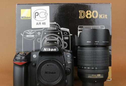 Nikon D80 kit Nikkor AF-S 18-135mm f/3.5-5.6G