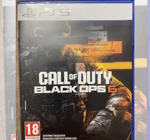 Call of duty black ops 6 ps5 диск