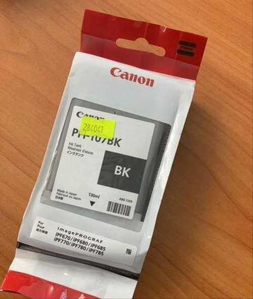 Картридж Canon PFI-107 BK Черный цвет