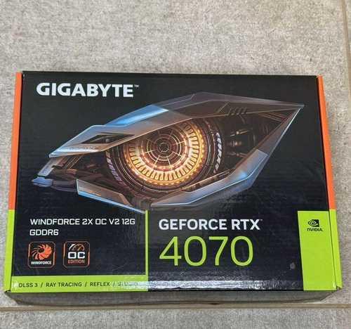 Новая Gigabyte RTX 4070 Windforce 2X OC Гарантия