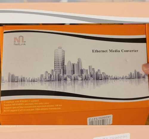 Конвертер ethernet media converter net link
