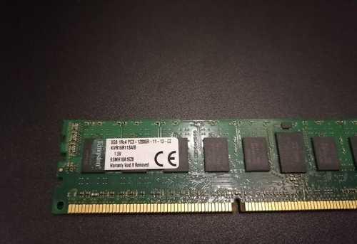 DDR3-1600 Kingston 8Gb 1Rx4 REG ECC PC3-12800R