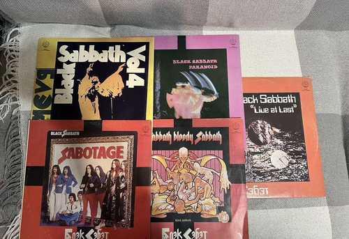 Пластинки винил 5 штук Black Sabbath