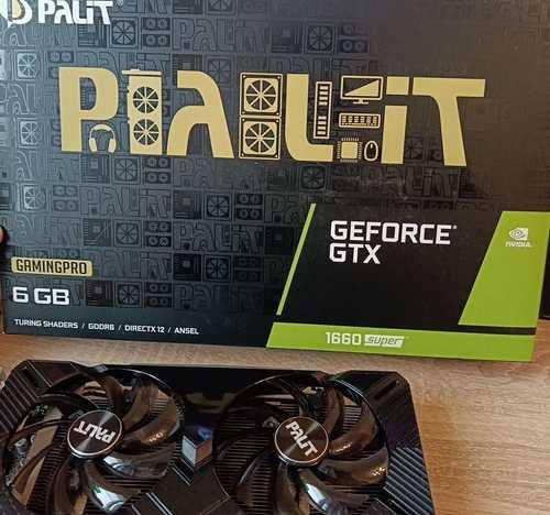 Видеокарта GTX 1660 super Palit Gaming Pro / Скупк