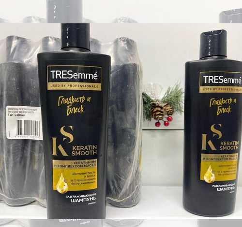 Tresemme шампунь разглаживающий keratin smooth