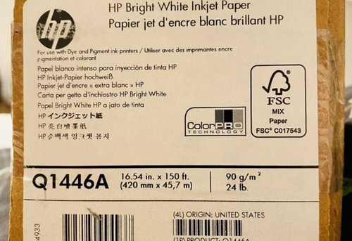 Бумага широкоформатная HP Q1446A для плоттера