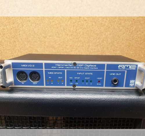 Интерфейс RME Hammerfall adat и 2 Behringer Ultrag