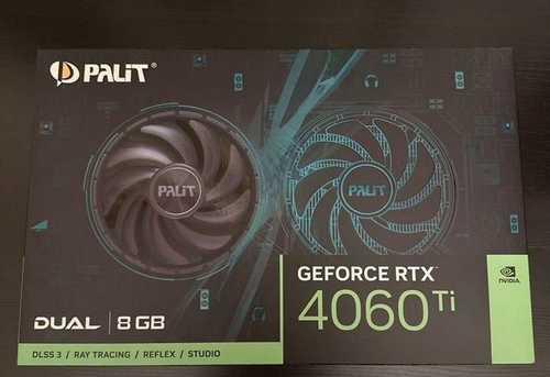 Palit GeForce RTX 4060 Ti Dual новая рст