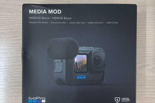 Gopro 9 10 11 media mod внешний микрофон