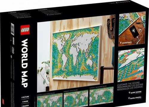 Конструктор lego ART 31203 Карта мира