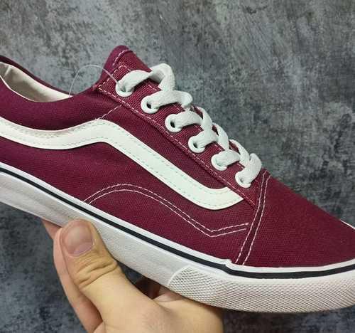 Кеды Vans old skool vine red low