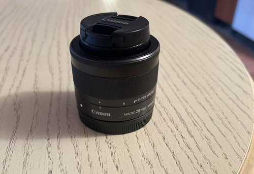 Canon EF-M 28 mm f/3.5 micro is stm