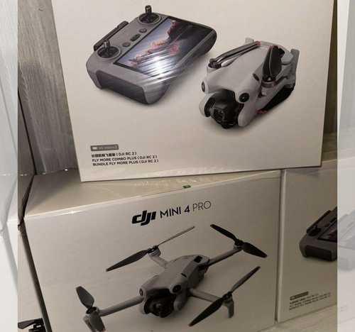 Квадрокоптер dji mini 4 pro fly more combo plus