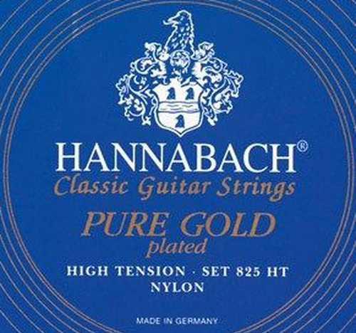 Hannabach 825HT - Blue pure gold Комплект струн дл