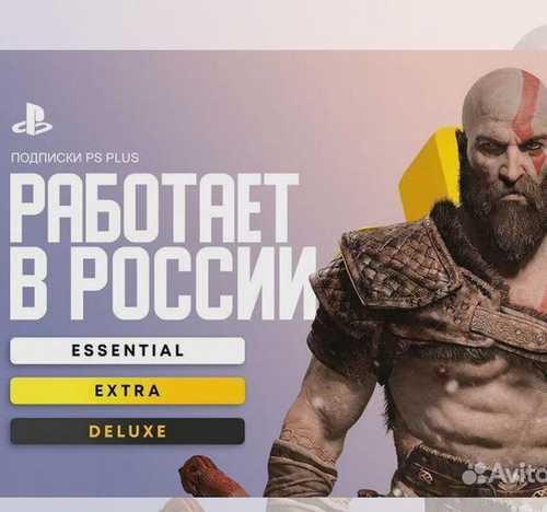 Подписка Ps Plus Deluxe 12 месяцев