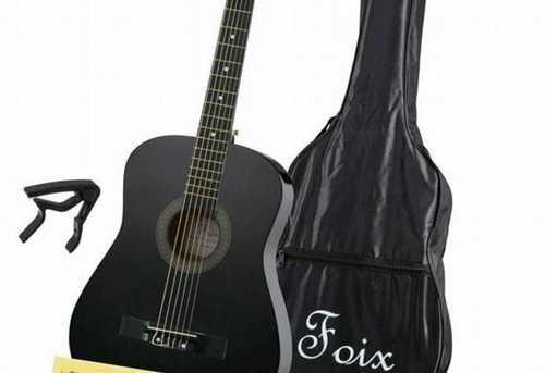 Классическая гитара Foix черная+Аксессуары