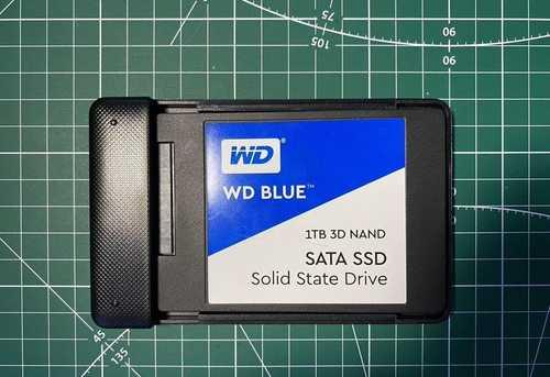 Внешний жесткий диск SSD WD blue 1tb USB 3.0