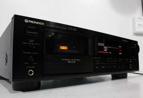 Pioneer CT-737 Трехголовая кассетная дека Japan