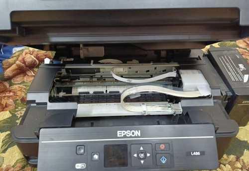 Цветной струйный принтер epson l486