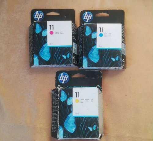 Картриджи hp 11 C4837A, C4836A, C4838A