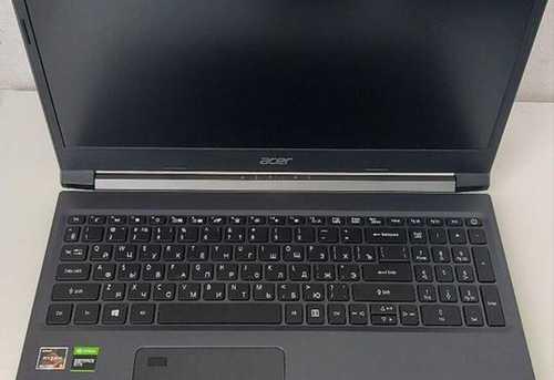 Игровой ноутбук 15.6" Acer Aspire 7 A715-42G, 256 ГБ, Ryzen 5 5500U, RAM 8 ГБ, GeForce GTX 1650 4 ГБ