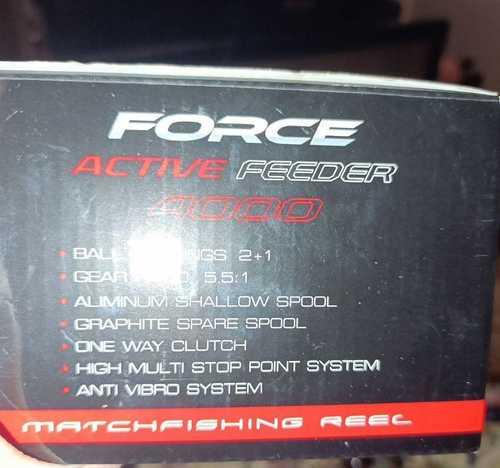 Flagman Катушка фидерная Force Active Feeder 4000