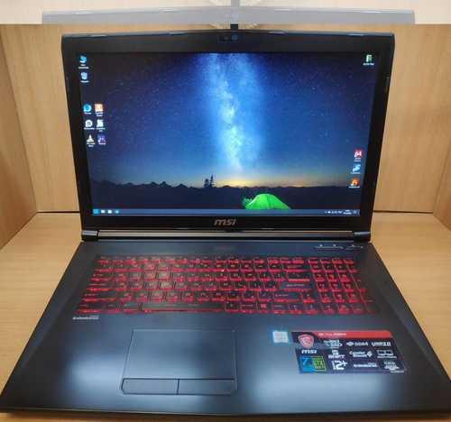 Ноутбук MSI GL72M 7REX 17,3 /i5 /1050 Ti