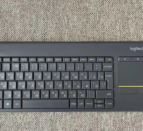 Клавиатура Logitech K400 plus (K400+) для PC и TV