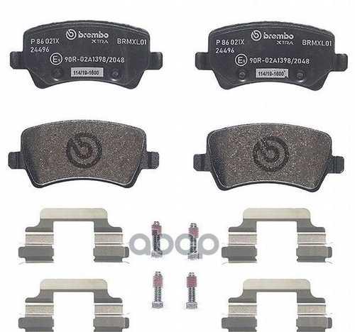 Тормозная колодка дисковая P86021X Brembo