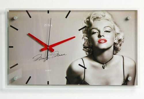 Часы-картина настенные "Мэрилин Монро", 35 х 60 см