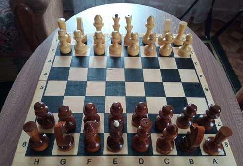Шахматы деревянные новые